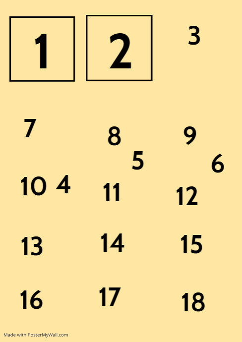 3 Digit Phone Number Test List Template | PosterMyWall