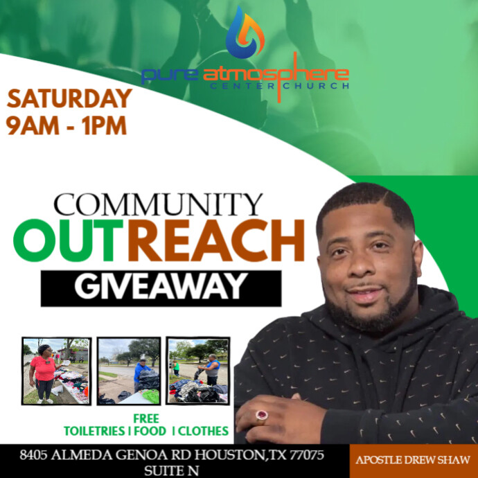 Community Outreach Day (1) | PosterMyWall