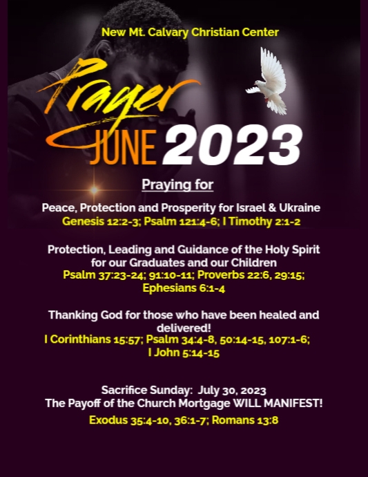 June Prayer | PosterMyWall