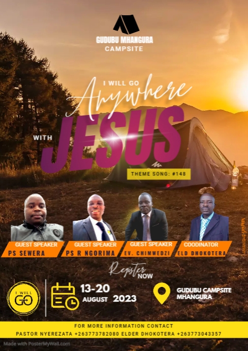 GUDUBU MHANGURA CAMP 2023 | PosterMyWall