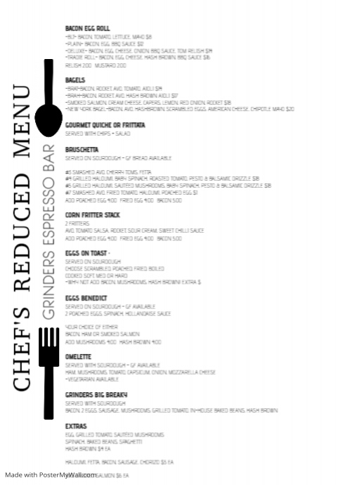 2 REDUCED MENU | PosterMyWall