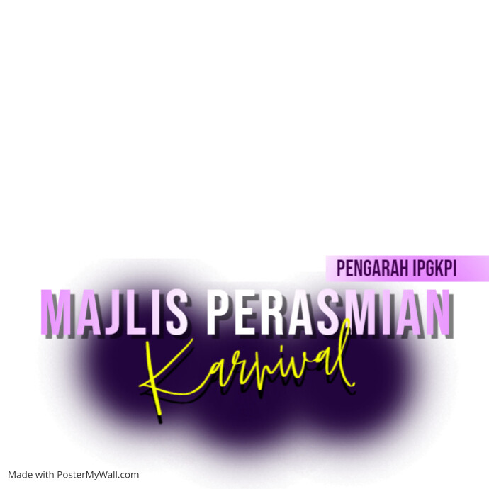 Copy of DUMMY POSTER Perasmian | PosterMyWall