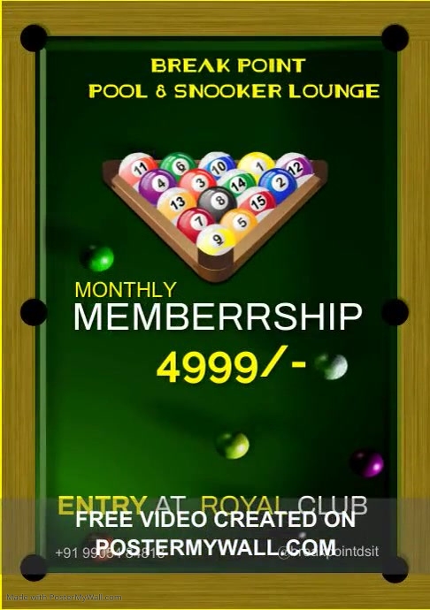 pool game night | PosterMyWall