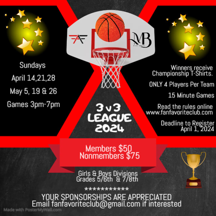 3v3league | PosterMyWall