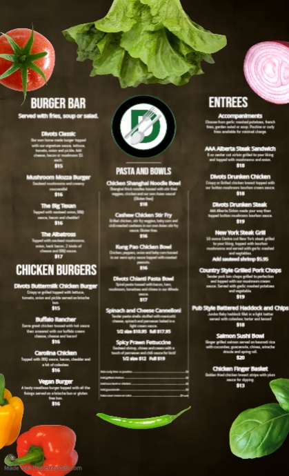 Copy of Copy of Copy of Menu | PosterMyWall