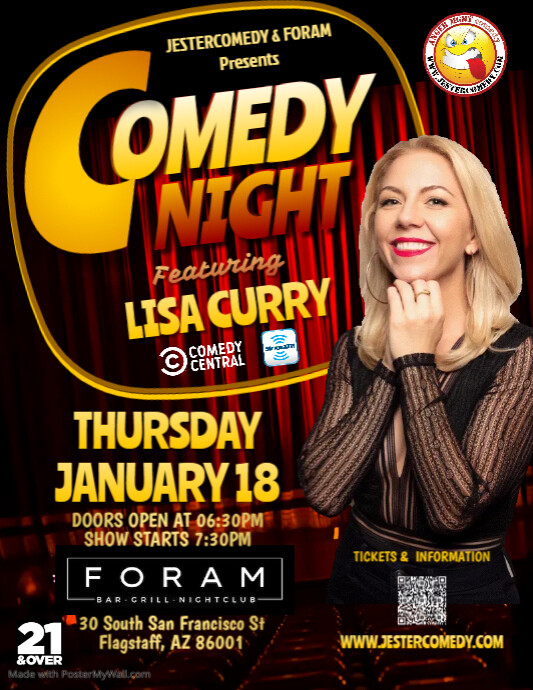 Copy of Comedy Night Flyer (1) | PosterMyWall
