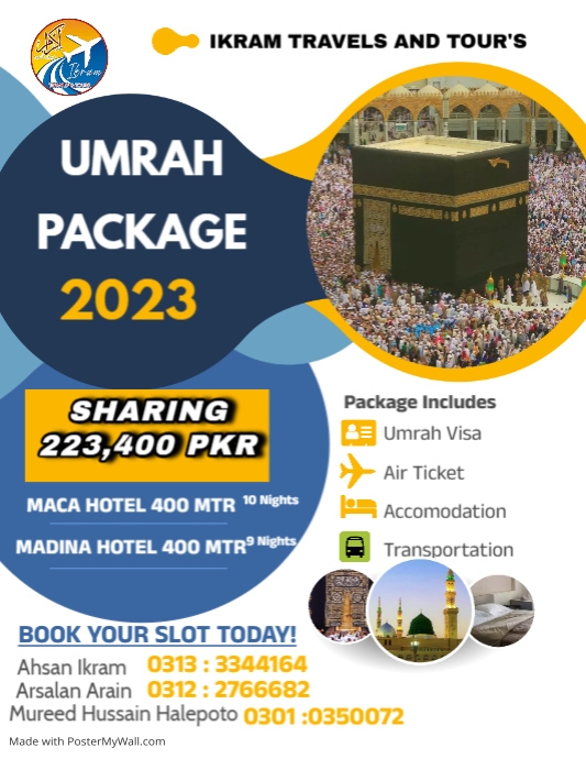 Copy of Umrah package flyer ads template | PosterMyWall