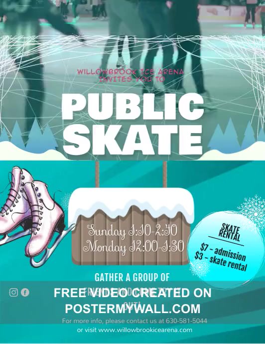 public skate flyer mlk | PosterMyWall
