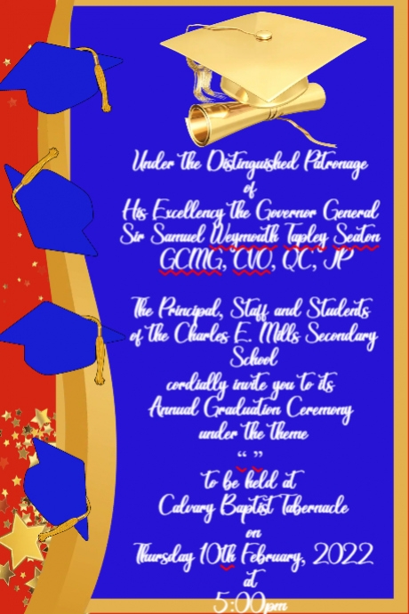 Copy of Graduation Ceremony | PosterMyWall
