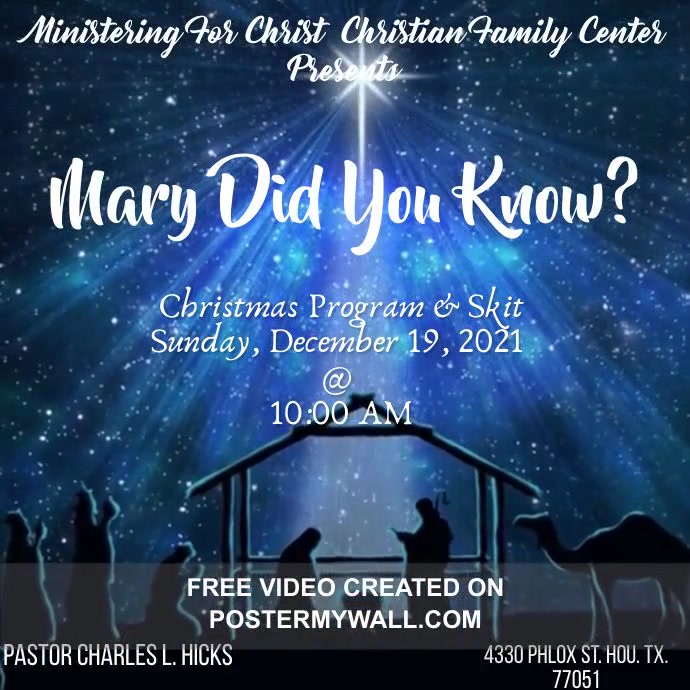 Copy of Copy of christmas Baby Jesus manger Tale ad | PosterMyWall