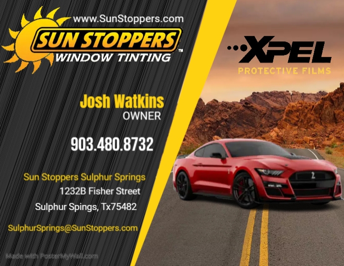 automotive car window tinting services | PosterMyWall