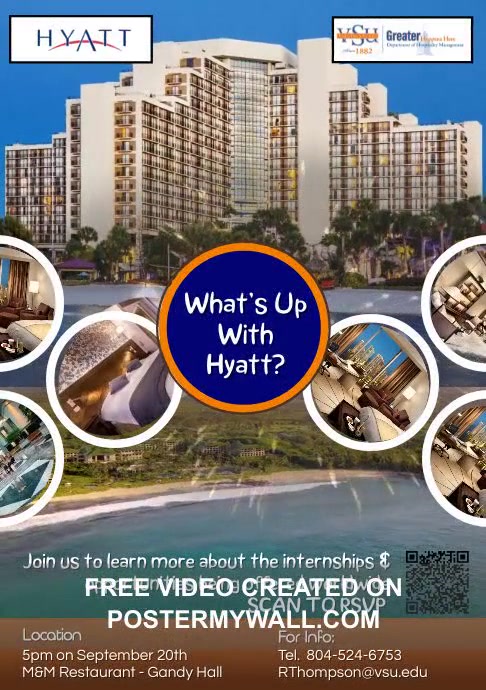What's Up with hyatt - Sep 9 (1) | PosterMyWall