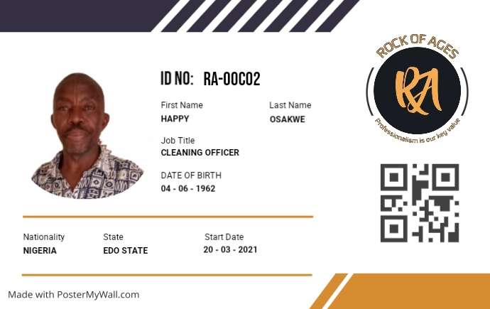 Copy of Copy of Copy of Multipurpose Business ID Card | PosterMyWall