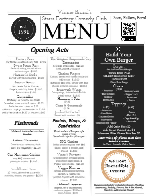 NB Food Menu Update 1 | PosterMyWall