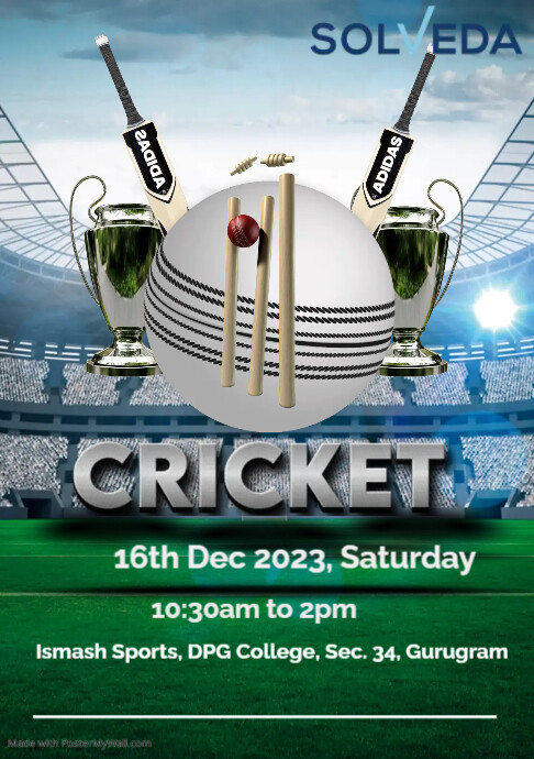 Copy of Cricket | PosterMyWall