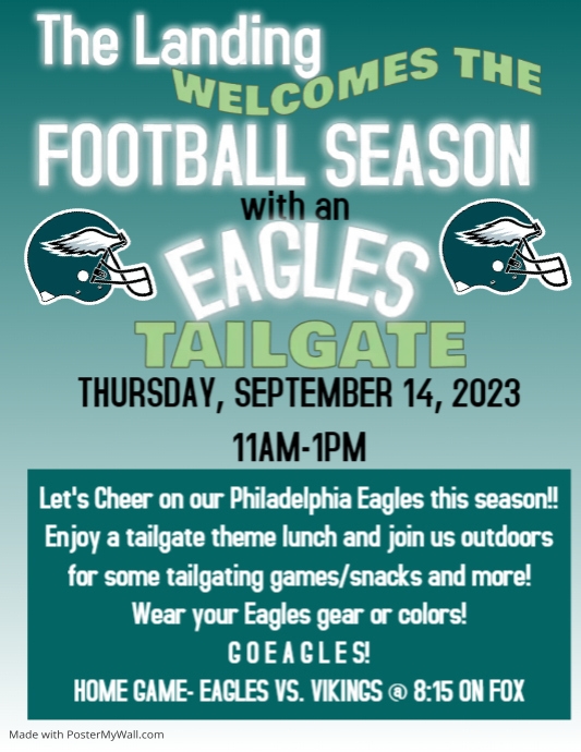 Copy of EAGLES FOOTBALL PARTY | PosterMyWall