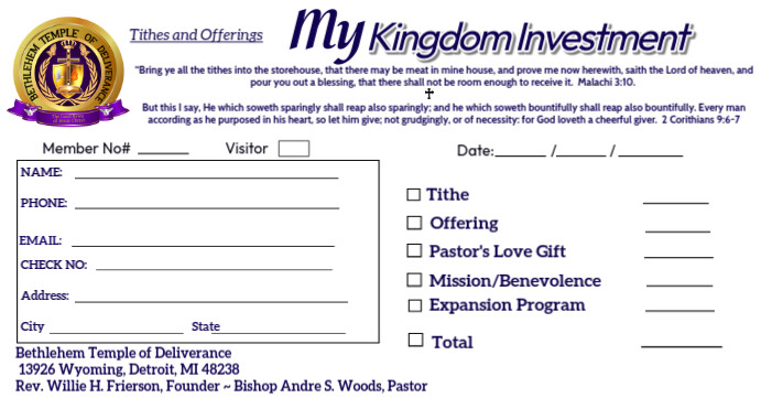 tithe and offering envelope (1) | PosterMyWall