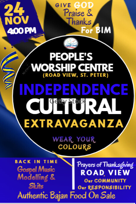 Barbados Independence Day Poster | PosterMyWall