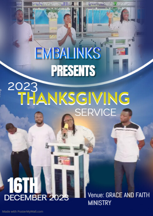 EMBA THANKS GIVING | PosterMyWall