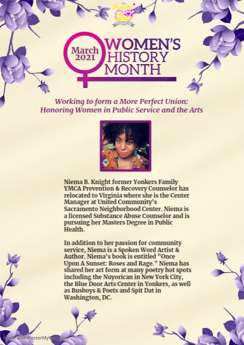 Copy of Copy of Women's History Month Letter 2021 Template | PosterMyWall
