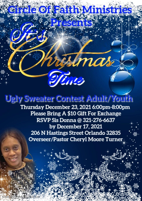 Copy of Christmas Carol Service Poster | PosterMyWall