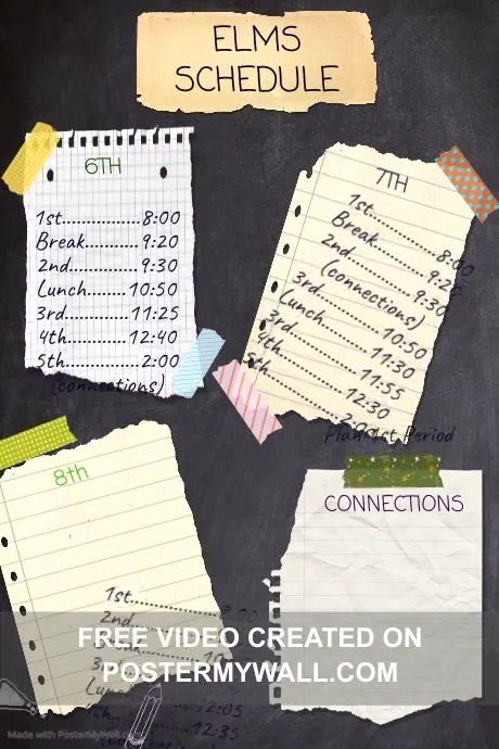 School Timetable | PosterMyWall
