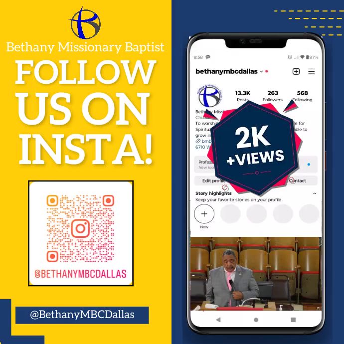 BMBC FOLLOW US ON INSTAGRAM TEMPLATE | PosterMyWall