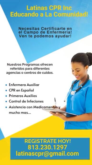 Latinas CPR Inc. | PosterMyWall
