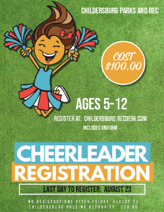 Cheerleader Try Outs Poster Postermywall