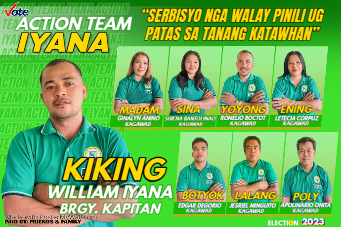 Blue Political Campaign Banner | PosterMyWall