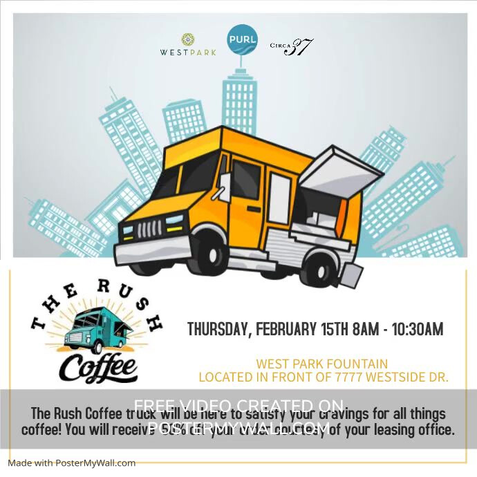 Copy of The Rush Coffee Truck (2) | PosterMyWall