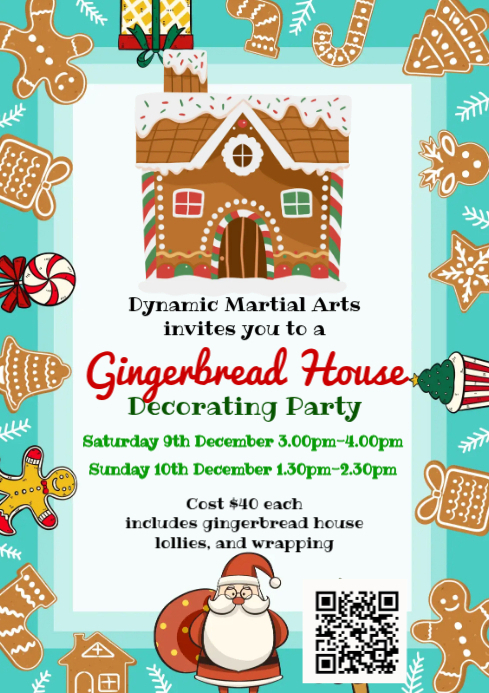 Gingerbread House Decorating Party Invitation | PosterMyWall