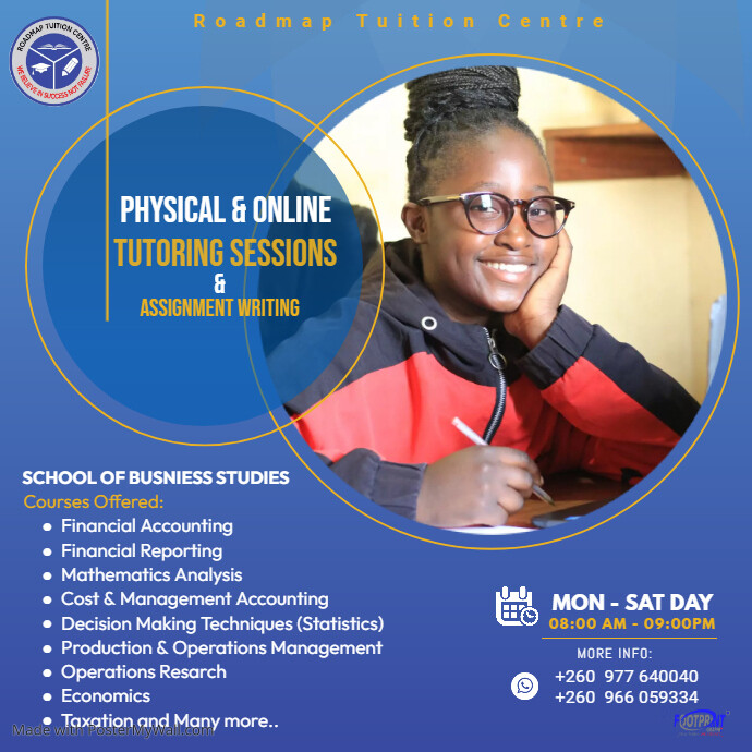 Online Study Tutor Classes video ad | PosterMyWall