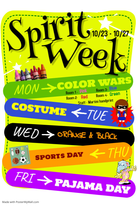 Copy of Spirit Week Poster | PosterMyWall