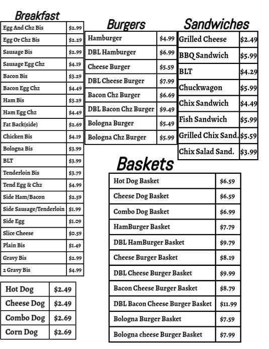 3 Points #1 To Go Menu updated | PosterMyWall