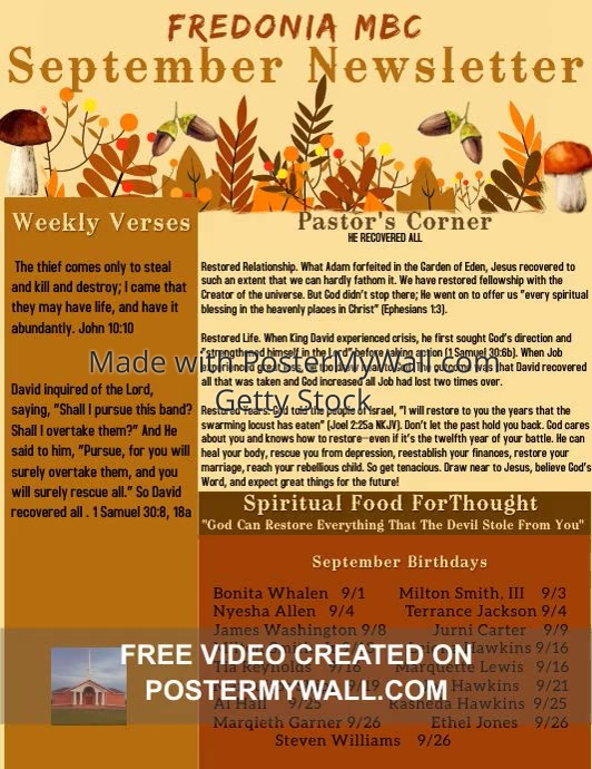 September Newsletter | PosterMyWall
