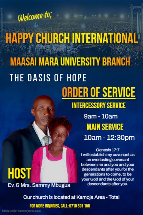 HAPPY CHURCH - TOTAL | PosterMyWall