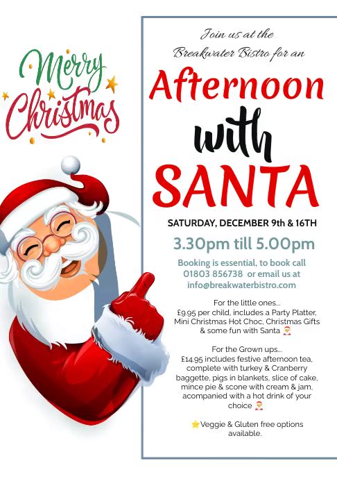 breakfast with santa poster | PosterMyWall