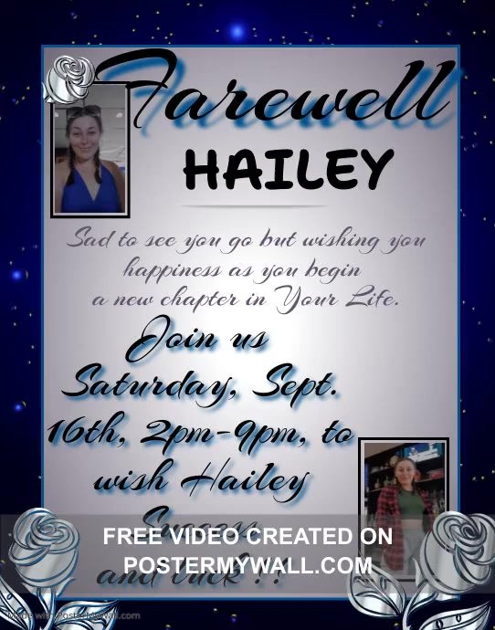 Farewell Goodbye | PosterMyWall