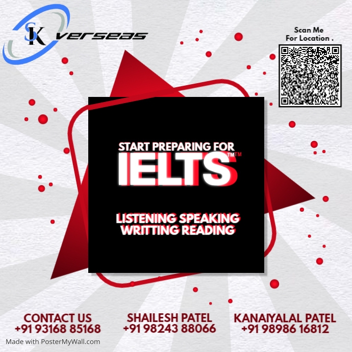 Copy of Copy of IELTS Online Classes Promo Template | PosterMyWall