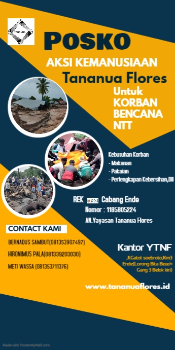 Flayer Open Donasi | PosterMyWall