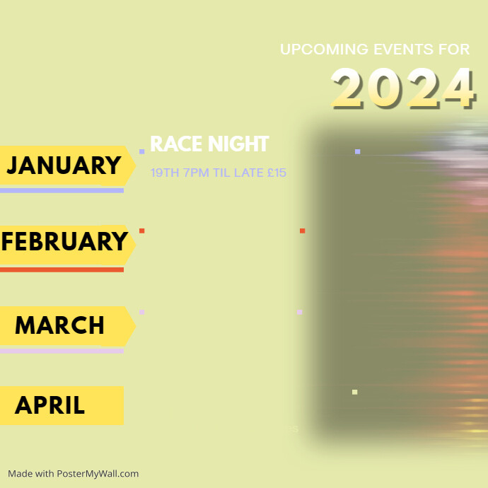 2024 EVENTS | PosterMyWall