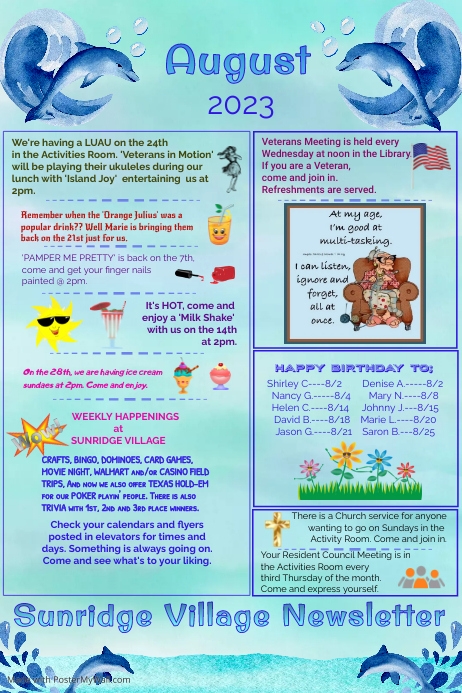 August Newsletter | PosterMyWall