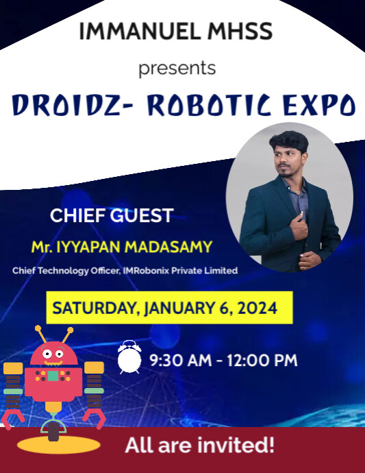 Copy of Robotics Boot Camp for Starters Flyer (1) | PosterMyWall