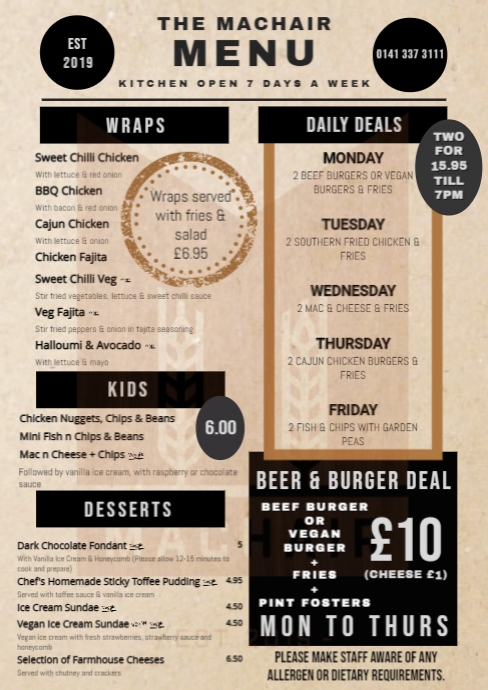 Copy of Copy of Copy of Copy of Copy of simple restaurant menu poster ...