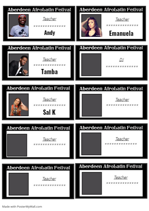 Nurses Name Tags (2) | PosterMyWall