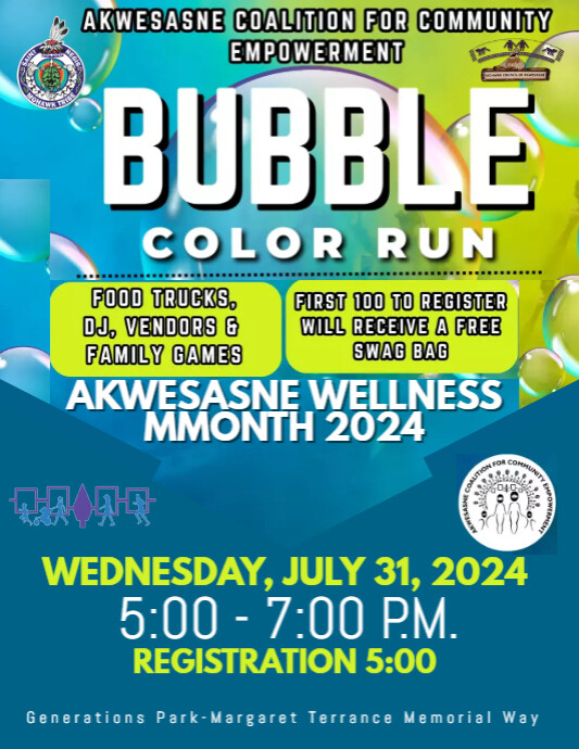 AWW23 BUBBLE RUN | PosterMyWall