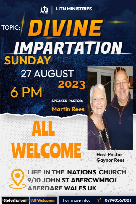 Copy of Miracle impartation | PosterMyWall