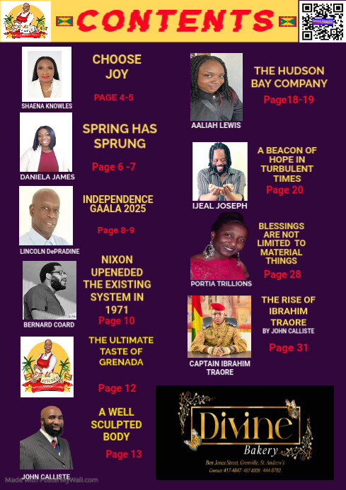 Table Of Content Page Layout | PosterMyWall