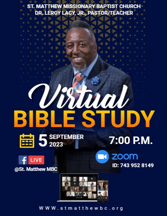 Copy of Virtual Bible Study | PosterMyWall